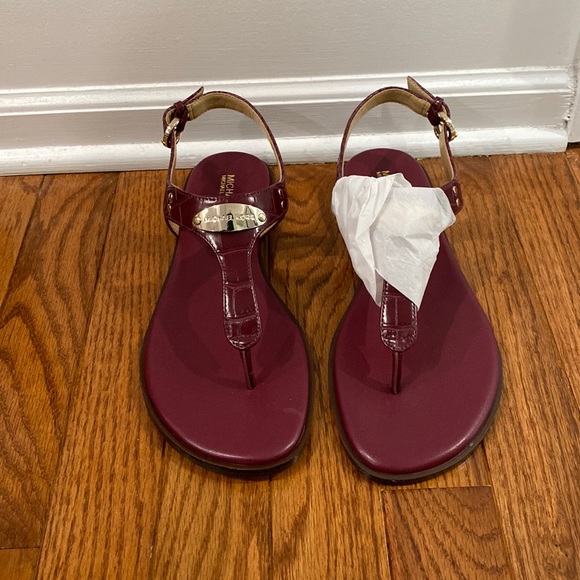 MICHAEL Michael Kors | Shoes | Michael Kors Mk Plate Thong Sandals Nwb ...